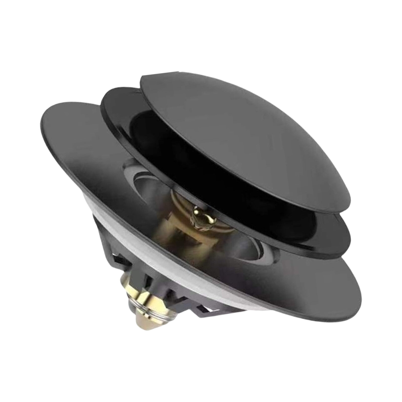 Латунная пробка для ванны нажимного типа с пружинящими сердечниками Для слива волос из душа