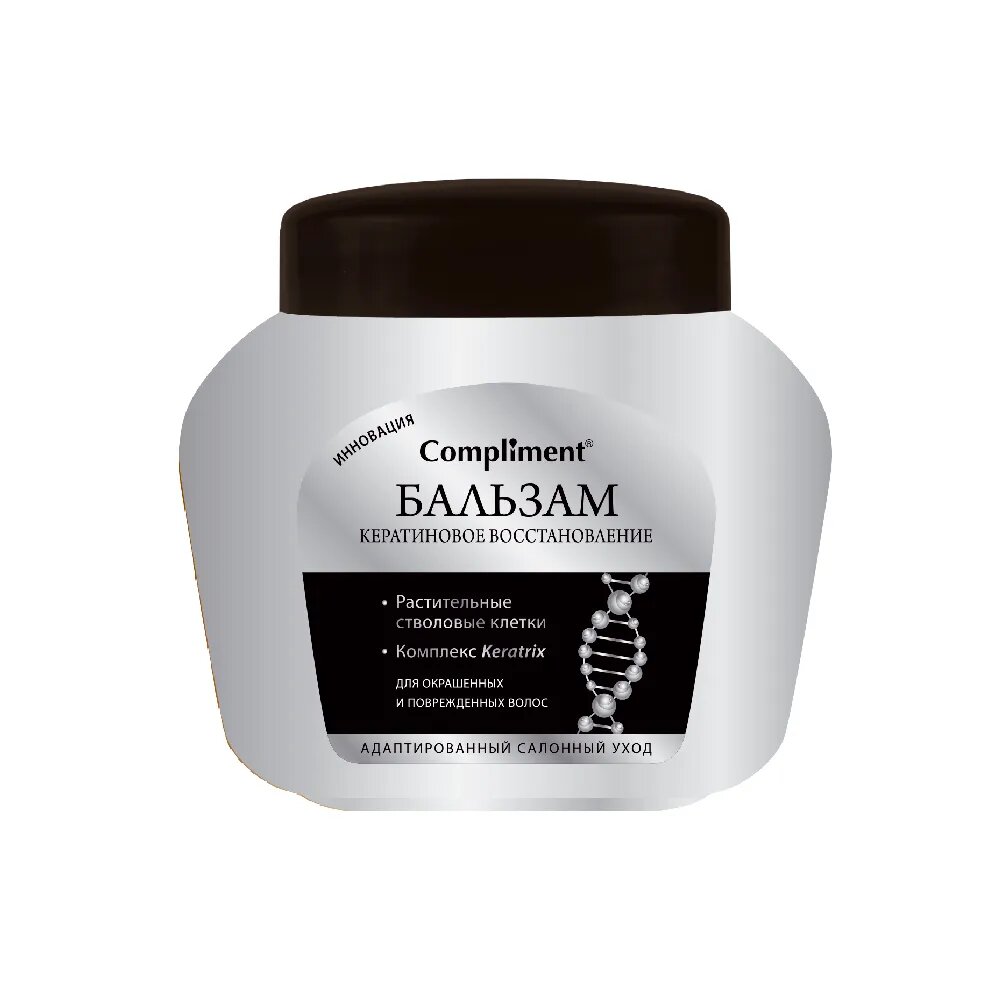 Compliment Бальзам Кератиновое восстановление для окрашенных волос, 500 мл