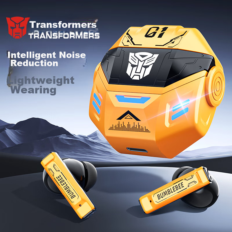 Беспроводные наушники Transformers Bluetooth Earphones, цвет желтый