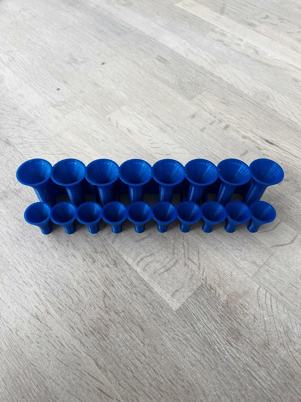 Настенный органайзер для отверток, 18 шт, синий, крепление на саморезы