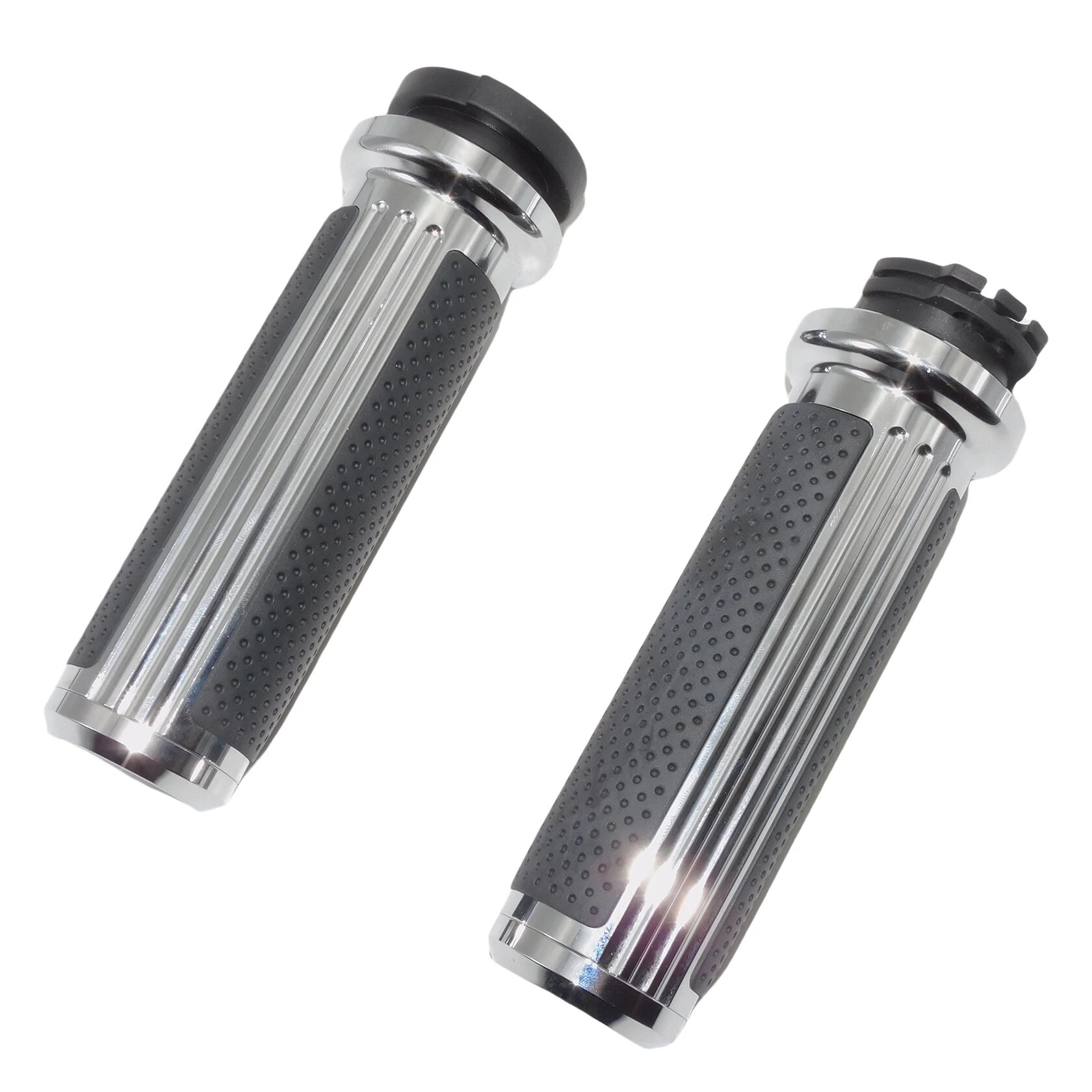 Ручки алюминиевые для мотоцикла, 25 мм, 1 дюйм, для Harley Touring Sportster XL 883 Dyna Softail SuperLow Fat Boy Серебряный, Type B Grips