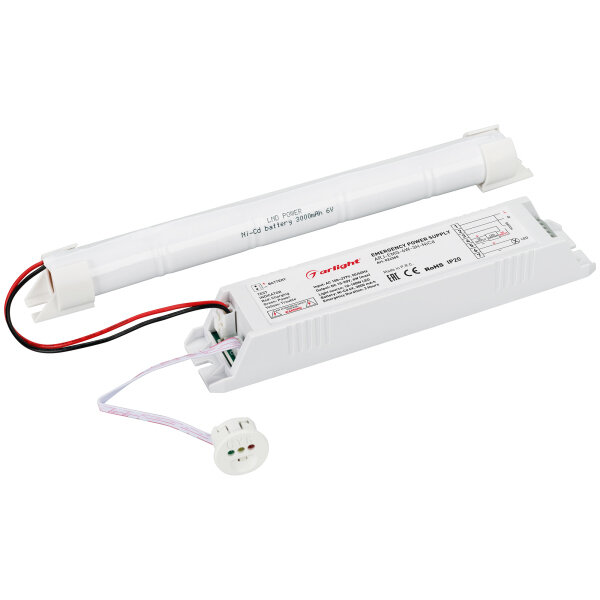 Блок аварийного питания ARJ-EMG-6W-3H-NiCd (ARL, IP20 Пластик, 2 года)