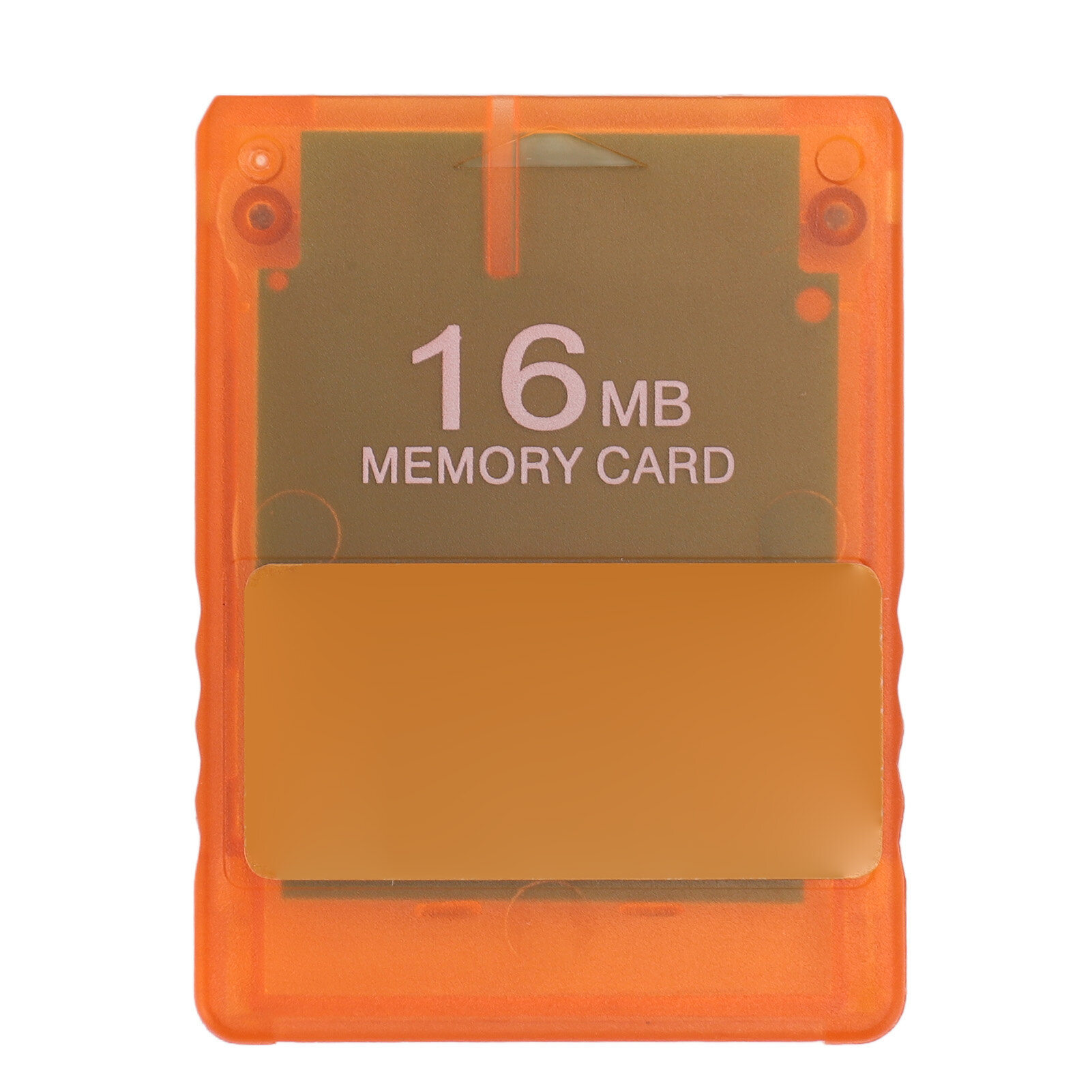 Карта памяти консоли V1.966 OPL HD Loader Program Card Game Start Card с прозрачным корпусом, прозрачная, оранжевая, 16 МБ