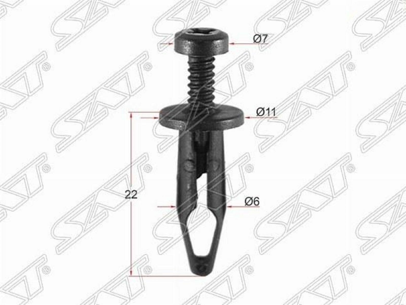 Клипса жабо GM (1 шт.)