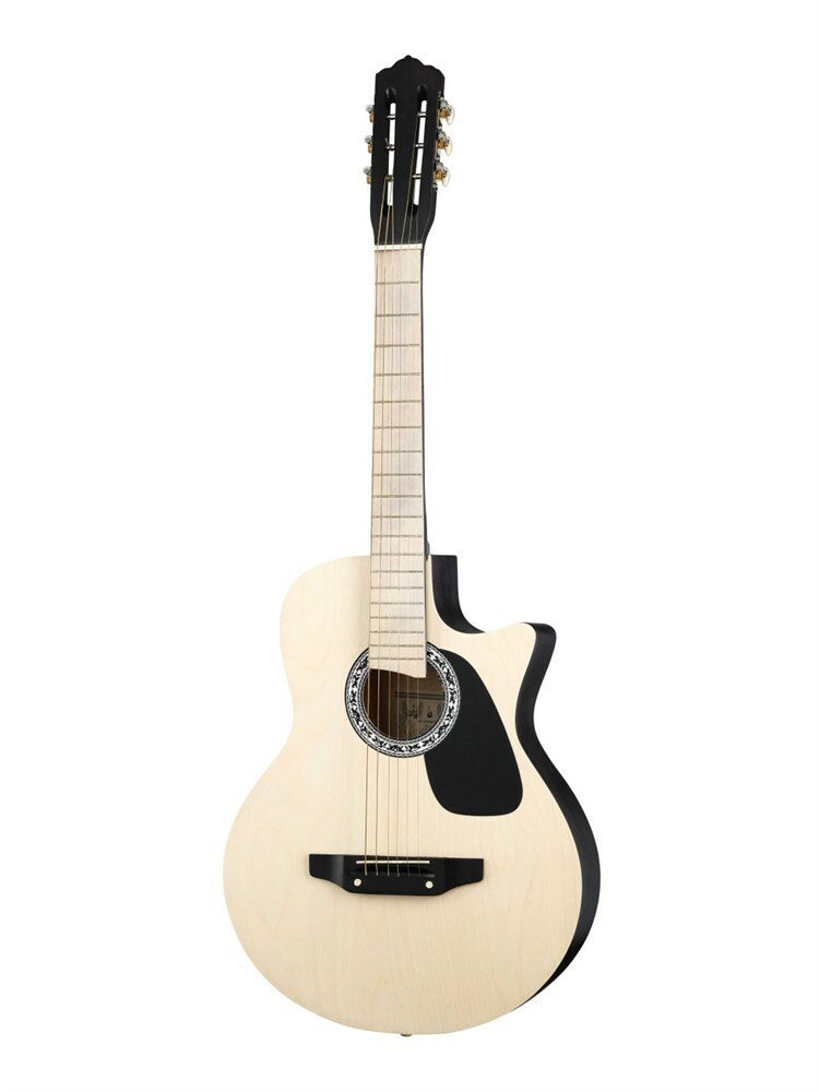 Аккорд ACD-40A-3d-EC Акустическая гитара, с вырезом, цвет эбен/шампань