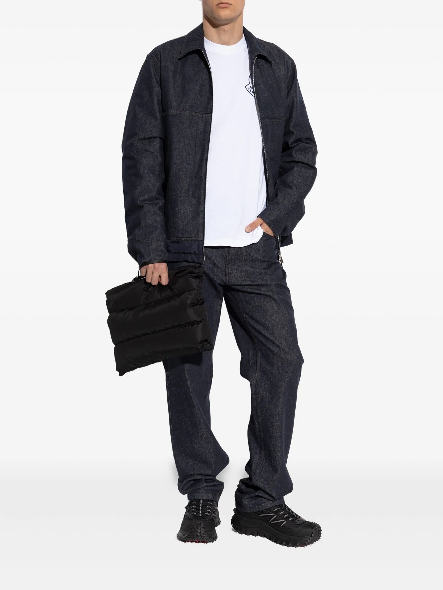 Куртка Moncler, размер 48, blue — фото 1