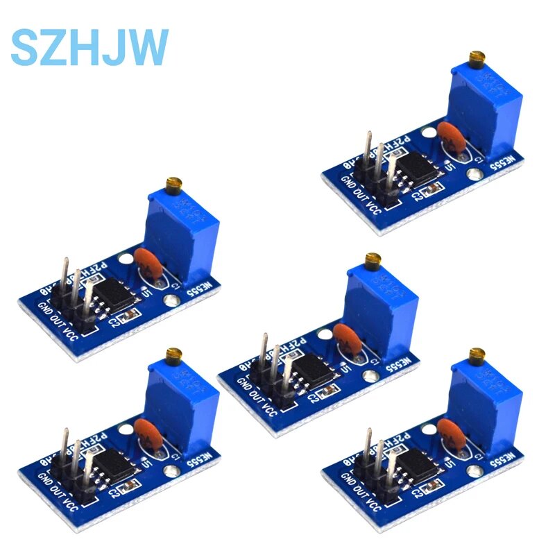 NE555 Регулируемый импульсный модуль (2 шт.) 5PCS