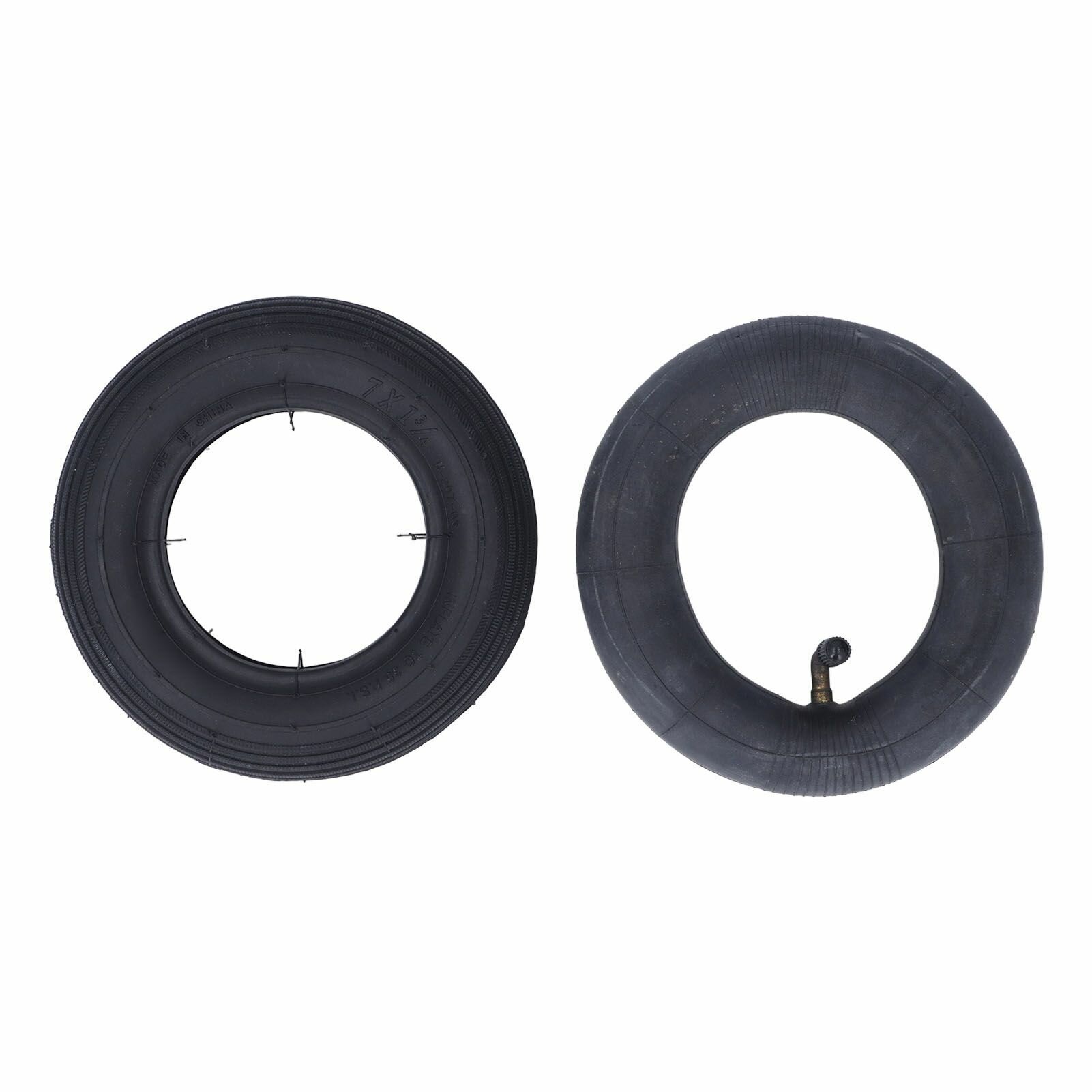 7-дюймовая надувная шина, черное пневматическое колесо с резиновой внутренней камерой и внешним комплектом шин, нагрузка 35 фунтов на кв. дюйм, прочная