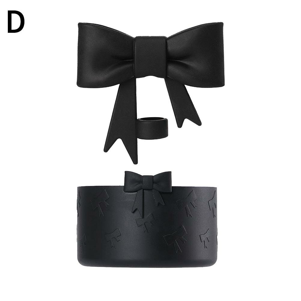 Набор Силиконовых Крышек для Соломинок с Защитным Чехлом - Разные Цвета, Для Кружек 7.5 см