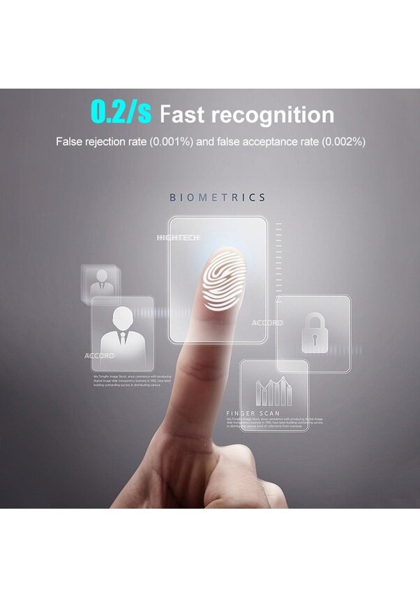 USB-считыватель отпечатков пальцев — высокочувствительный биометрический сканер с разрешением 508 точек на дюйм, быстрая расшифровка паролей для ПК/ноутбуков и других устройств