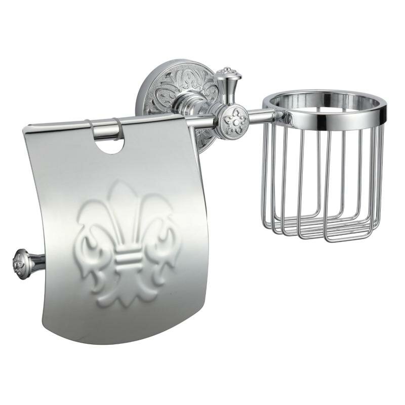 Savol Держатель для туалетной бумаги и освежителя Savol S-L05851A, хром