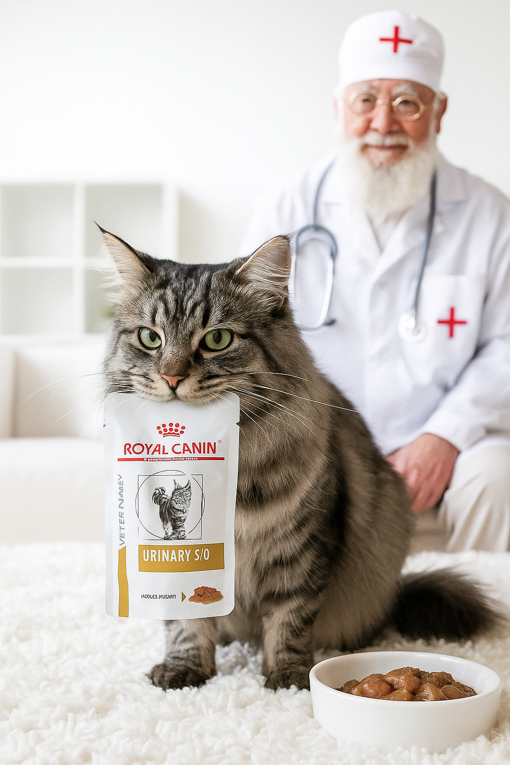 Влажный корм Royal Canin Urinary S/O для кошек для лечения МКБ 85гр х 5шт