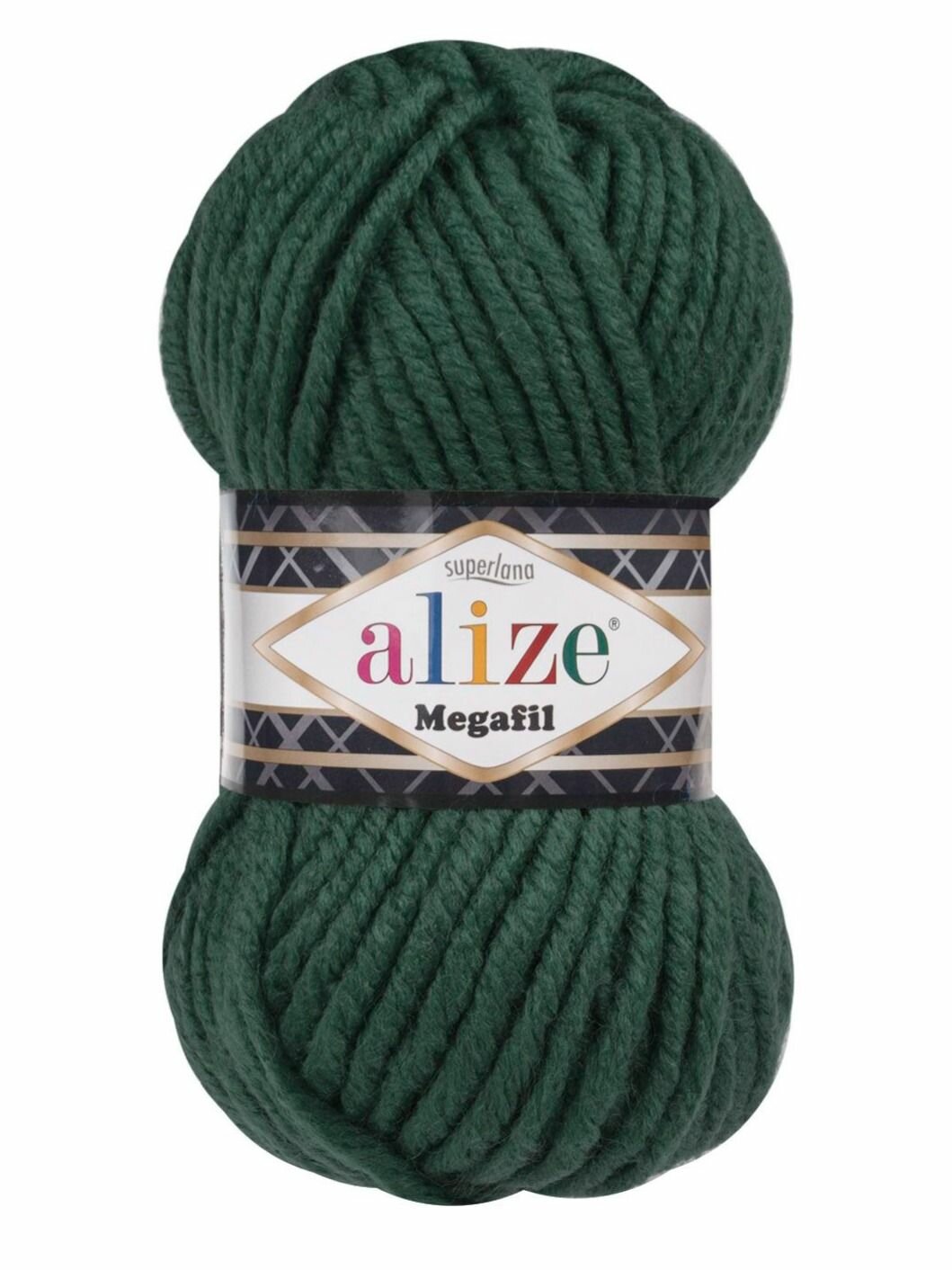 Пряжа Superlana Megafil 426 (5 мотков), 25% шерсть 75% акрил