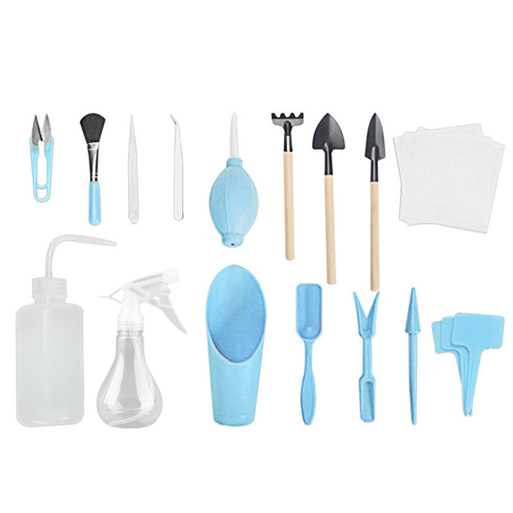 16ШТ Мини-Набор Садовых Инструментов Для Суккулентных Растений DIY Tools Набор Для Посадки Сада
