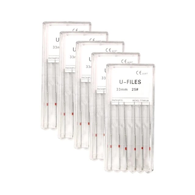 ВДК DENT Стоматологические файлы NITI U 33 мм 20# 25# 5box No. 25 33mm