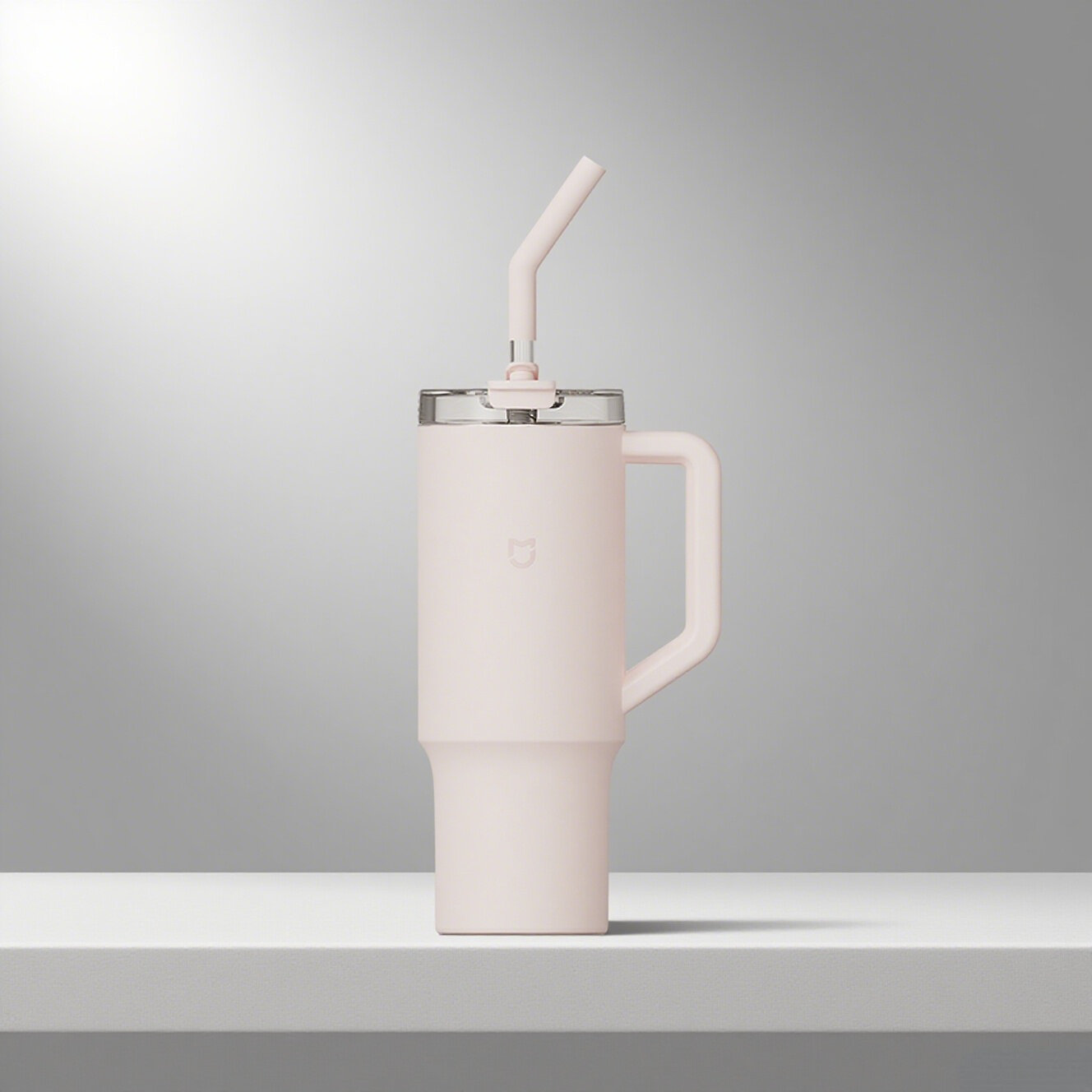 Вакуумная колба Xiaomi Mijia straw cup объемом 1 л, розовая, подходит для семьи, путешествий и ежедневного использования