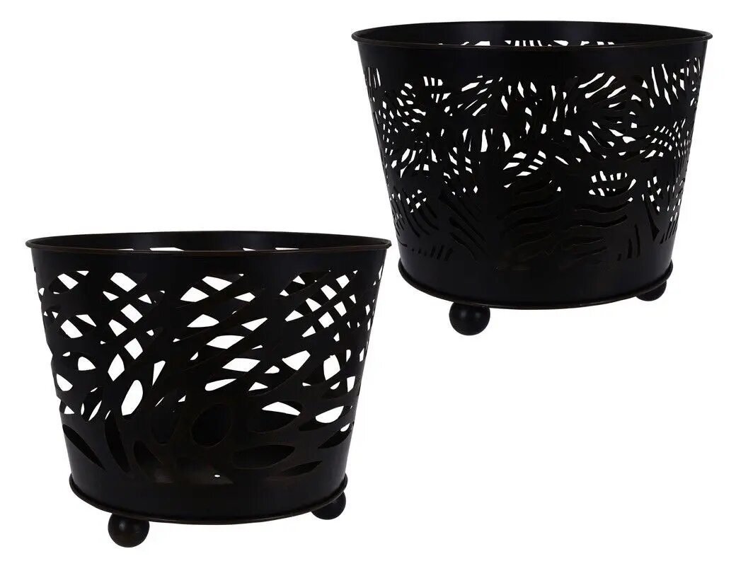 Чаша для костра "Ажурная", металл, чёрный, 45х35.5 см, уличная, Koopman International