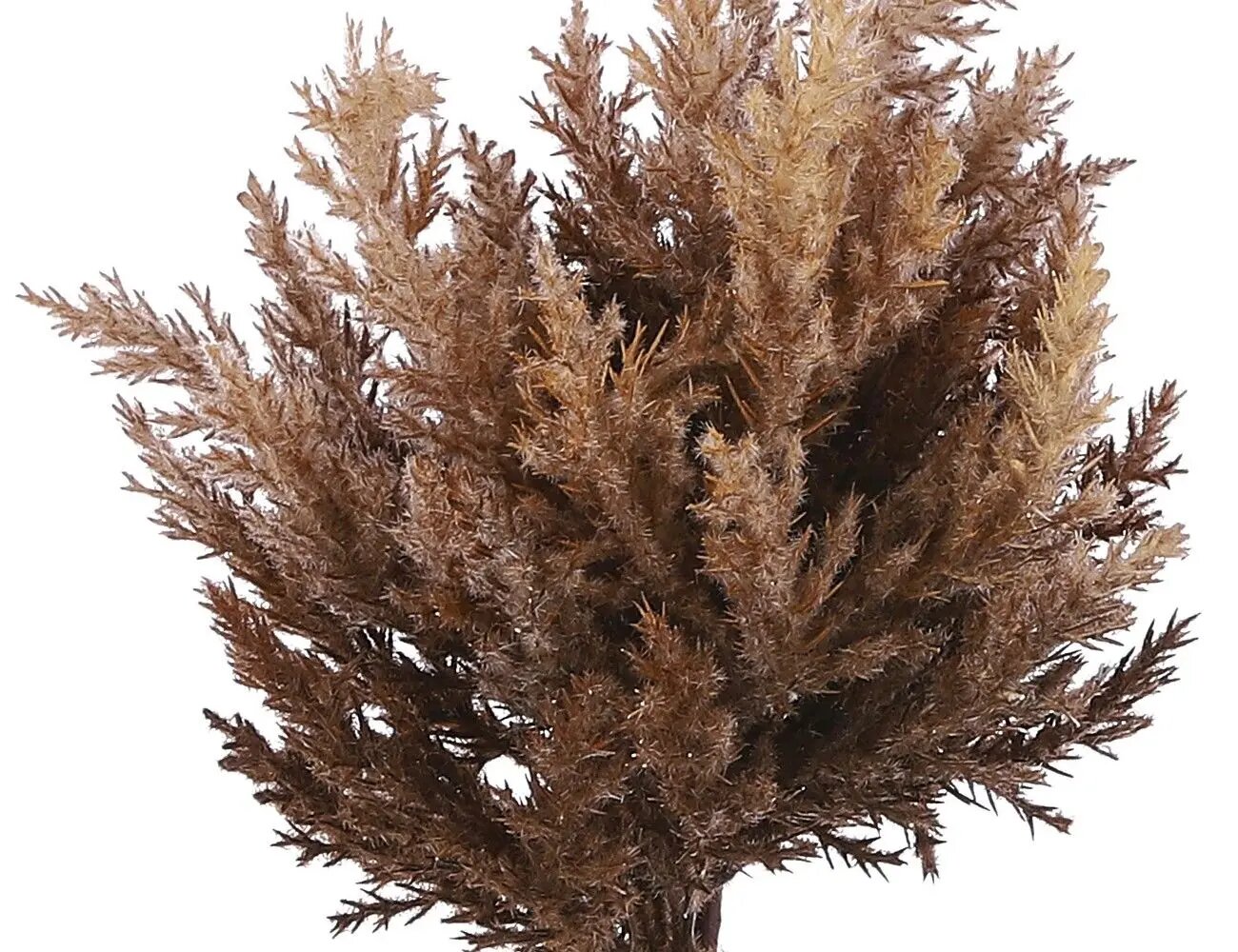 Декоративный букет "Пушистый вереск", коричневый, полиэстер, 39х18 см, Edelman