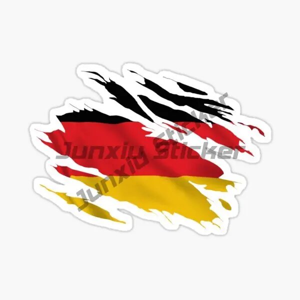 Герб Германии, наклейки с изображением орла, черепа, виниловые наклейки для грузовика, ноутбука, автомобиля, окна, аксессуары для кемпера, мотоцикла, декоративные наклейки на стену из ПВХ style L, 10cm