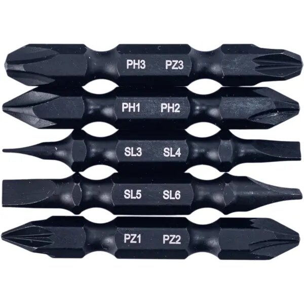 Набор бит двусторонних магнитных Rage 554175, 5 шт.