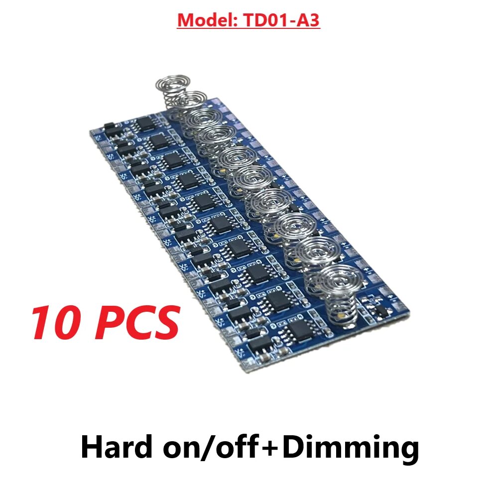 GEDLUZI TD01 Мини умный диммер для светодиодной ленты TD01 A3 10 PCS