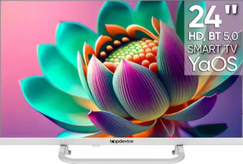 Телевизор Topdevice TV 24″ SMART TV YаOS (TDTV24CS03H_WE)