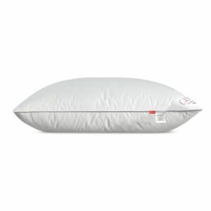 Подушка Cassia Шале, 70х70 см, хлопок, белый утиный пух/утиный шлейс/перо мелкое утиное