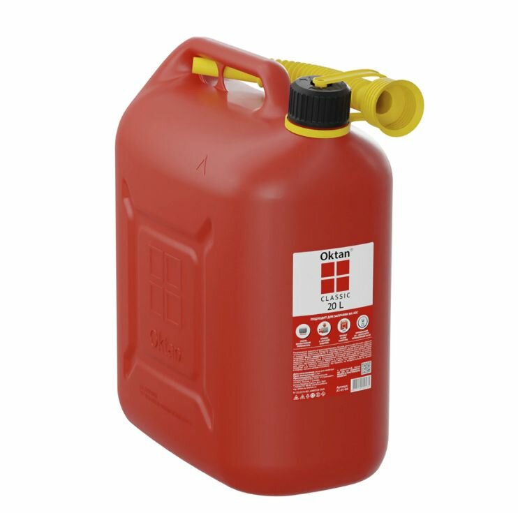 Канистра пластиковая для ГСМ Oktan 20 л