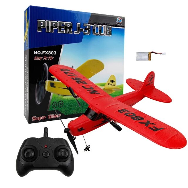 Самолет с дистанционным управлением, игрушечный, самодельный, из пенополиуретана, электрический, уличный, с дистанционным управлением, планер FX-801, самодельный, с фиксированным крылом