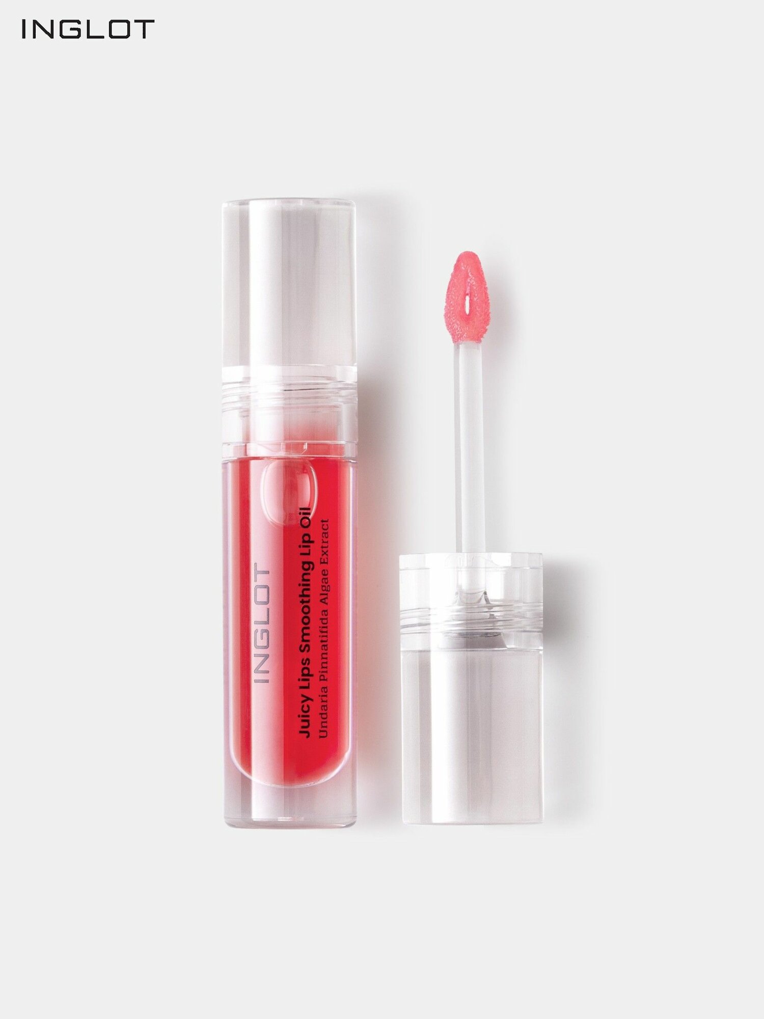 Увлажняющее масло для губ Inglot Juicy Lips Wild Strawberry 11, красный, увлажнение