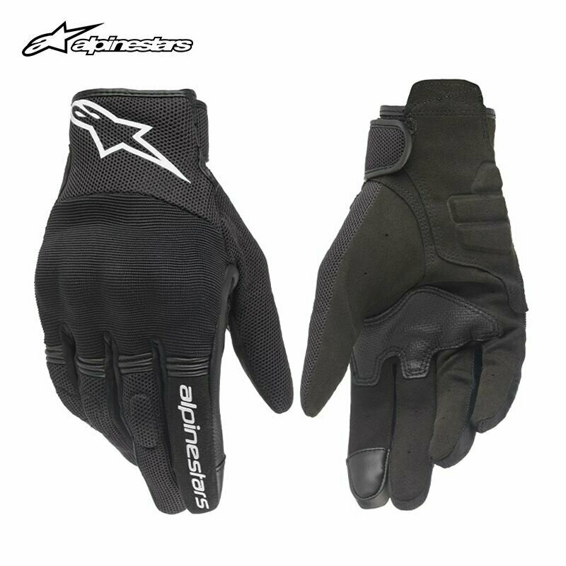 Мотоперчатки Alpinestars, защита от падений, воздухопроницаемые, для экрана