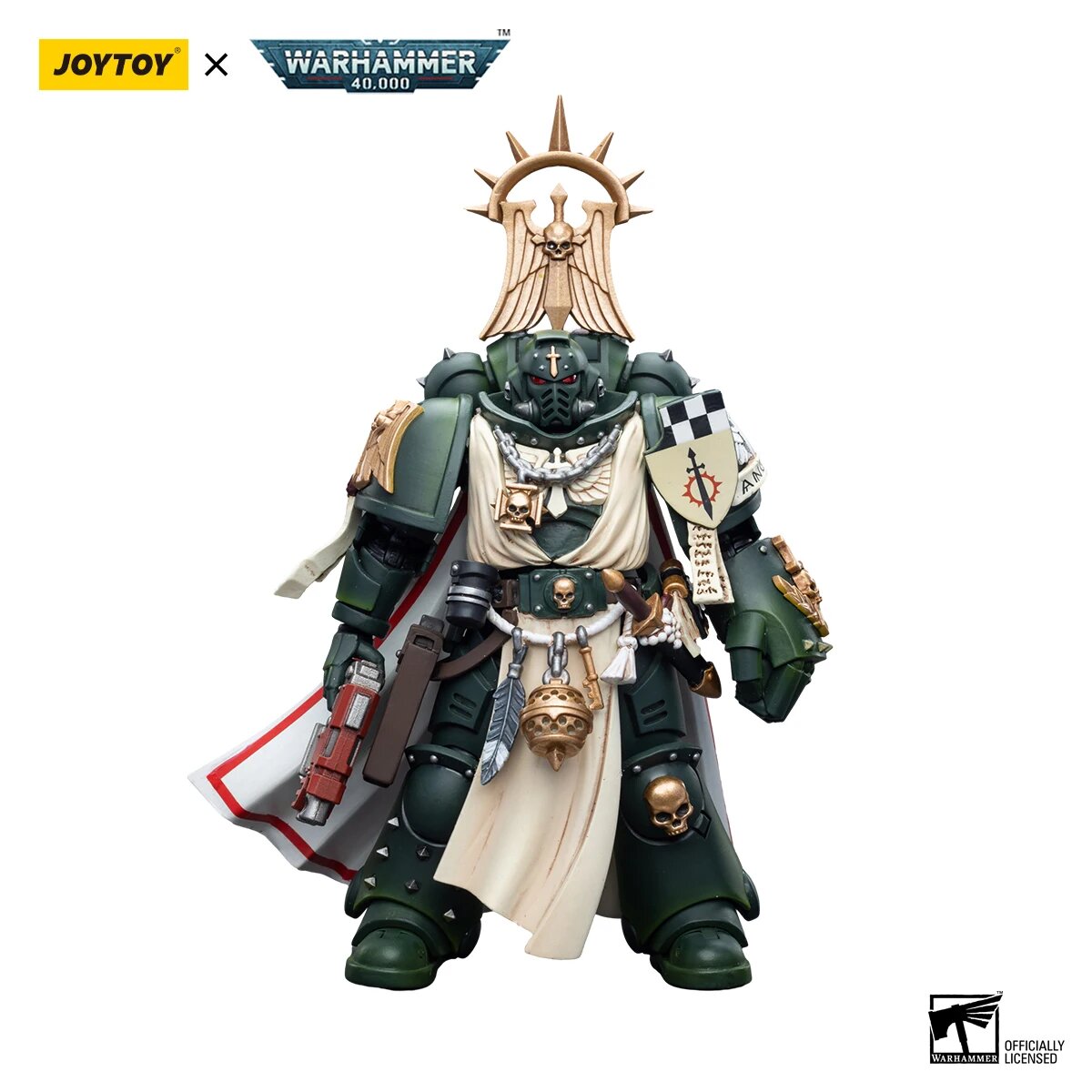 JOYTOY Warhammer 40k Фигурка Dark Angels Master Lazarus Master Master Power Fist