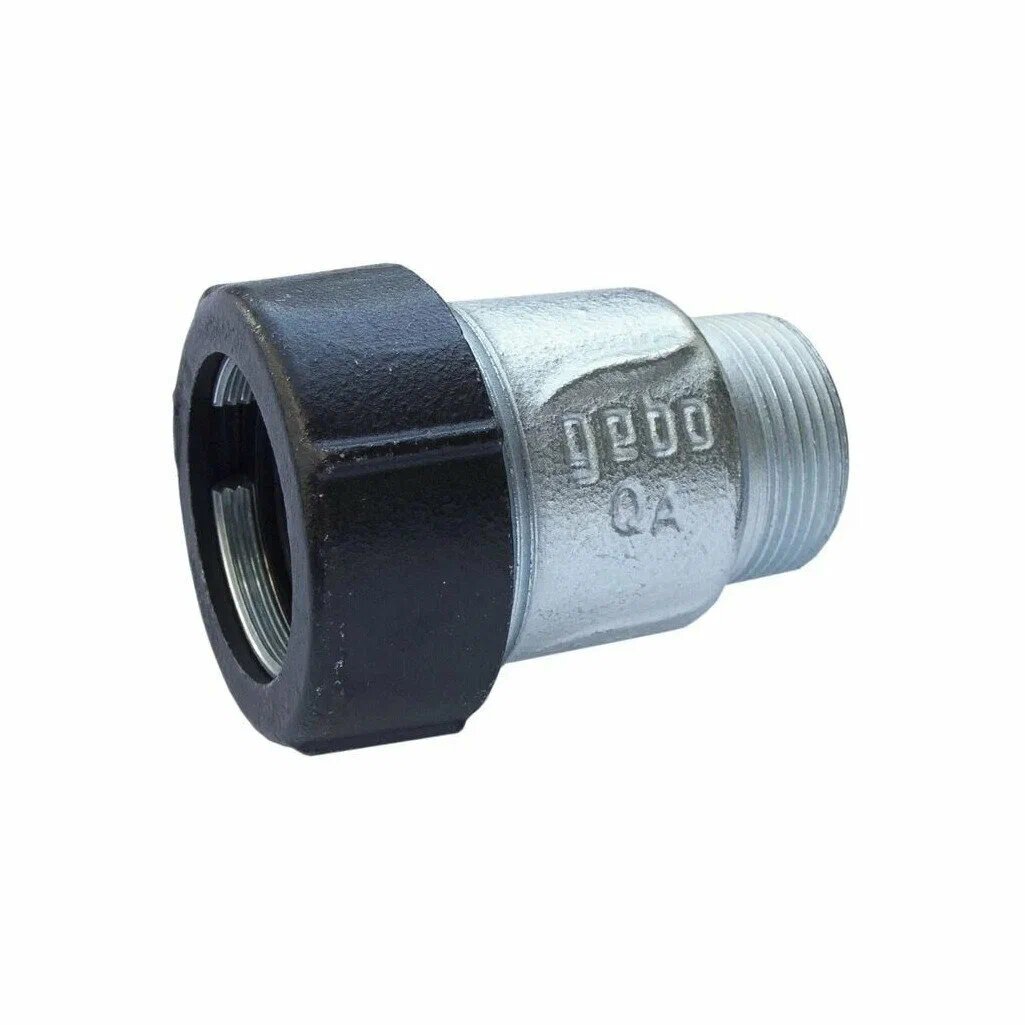 Обжимное соединение Gebo, чугун, оцинкованная сталь, 2", резьба наружная