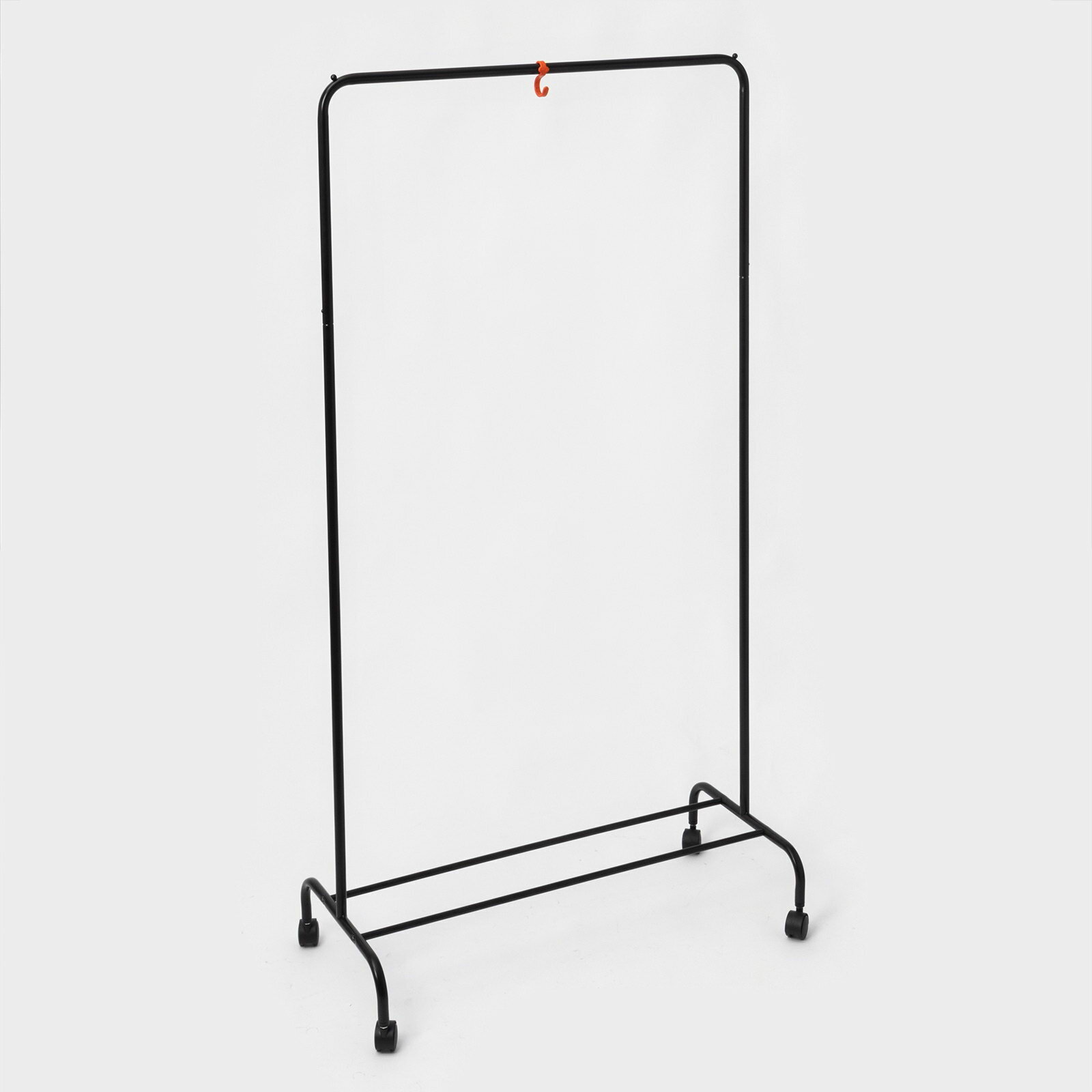 Вешалка - стойка для одежды "Радуга", 89.2x39x152 см, чёрная