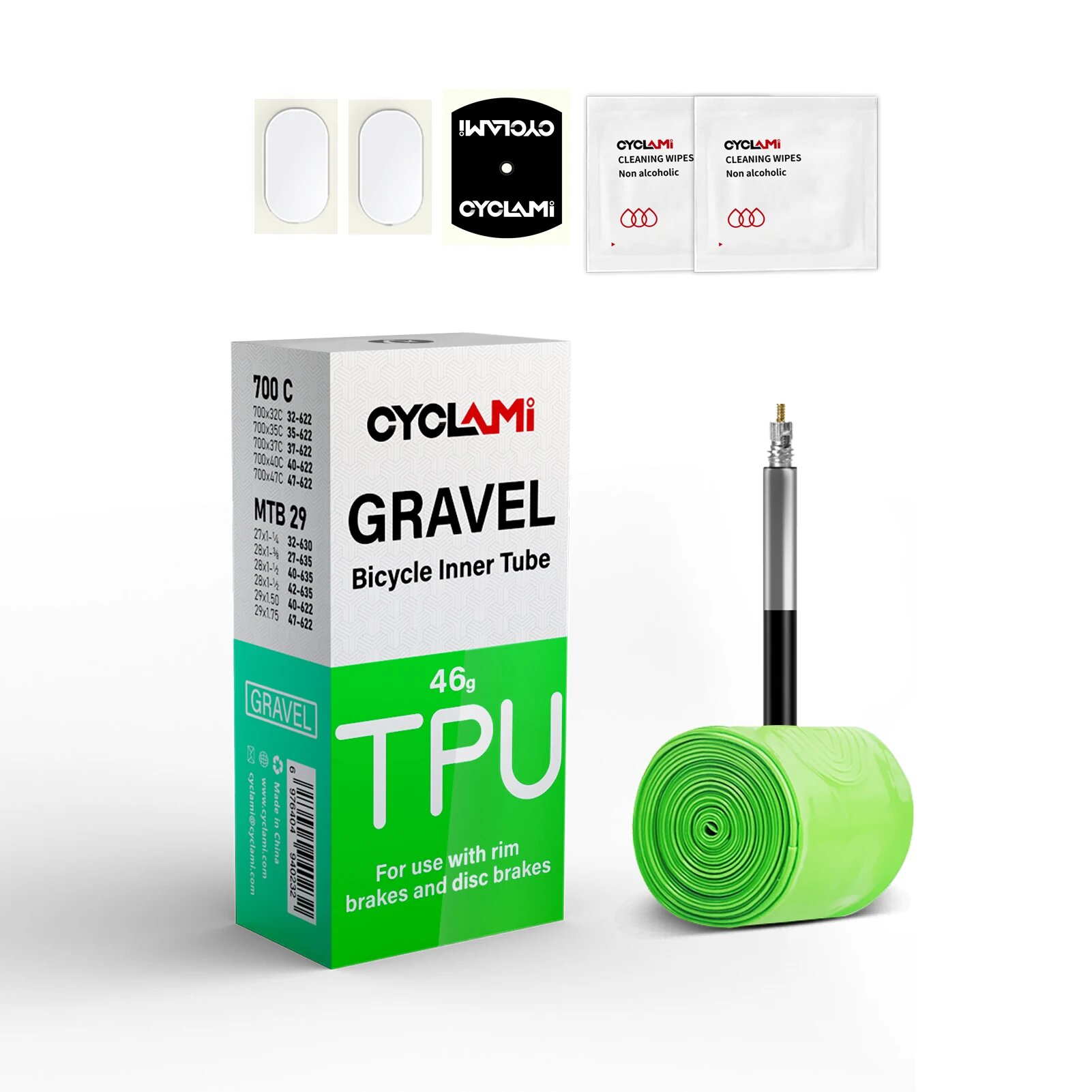 CYCLAMI Камера велосипедная TPU 700C 45mm