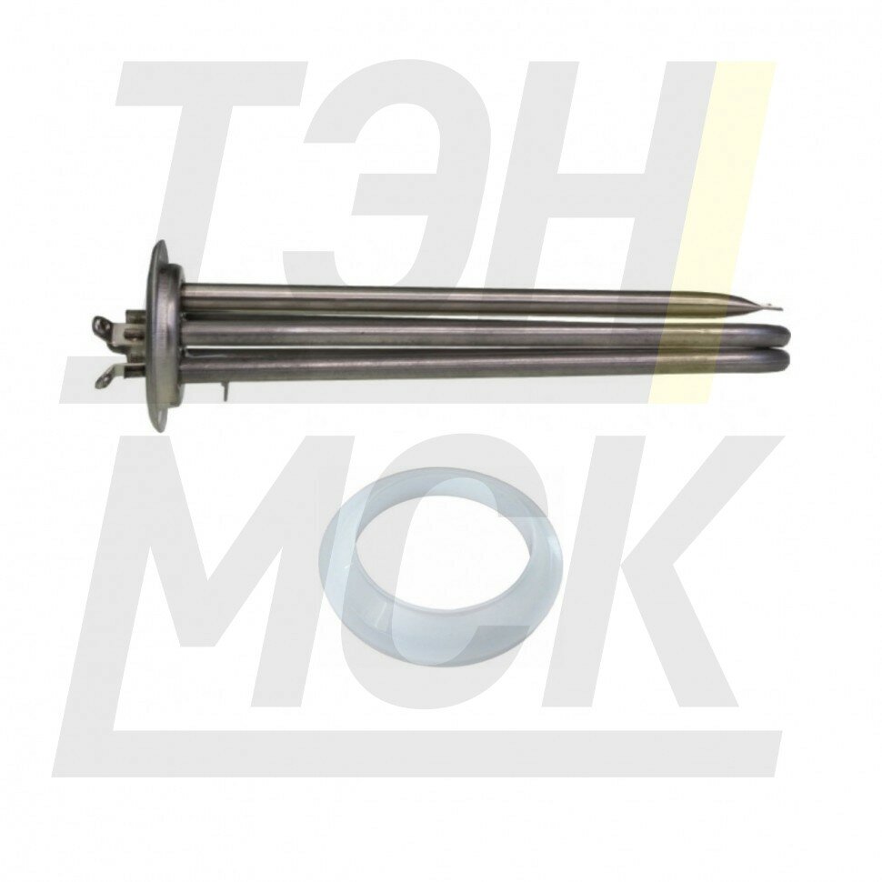 Комплект ТЭН 2кВт (2000Вт) RF для водонагревателя Thermex, Garanterm, Electrolux EWH, под анод М4, клеммы под винт + прокладка, 20115K1