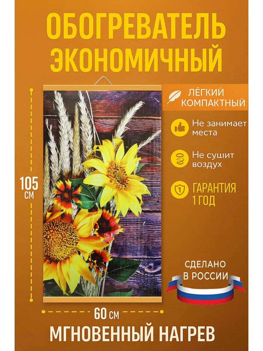 Картина обогреватель настенный инфракрасный для дома