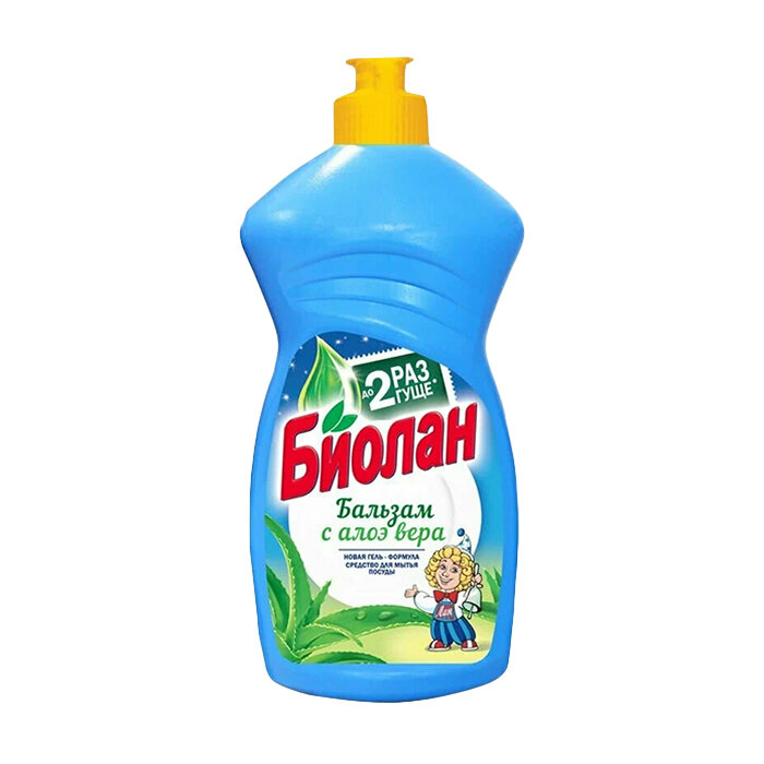 Cредство для мытья посуды биолан Алоэ вера 400мл