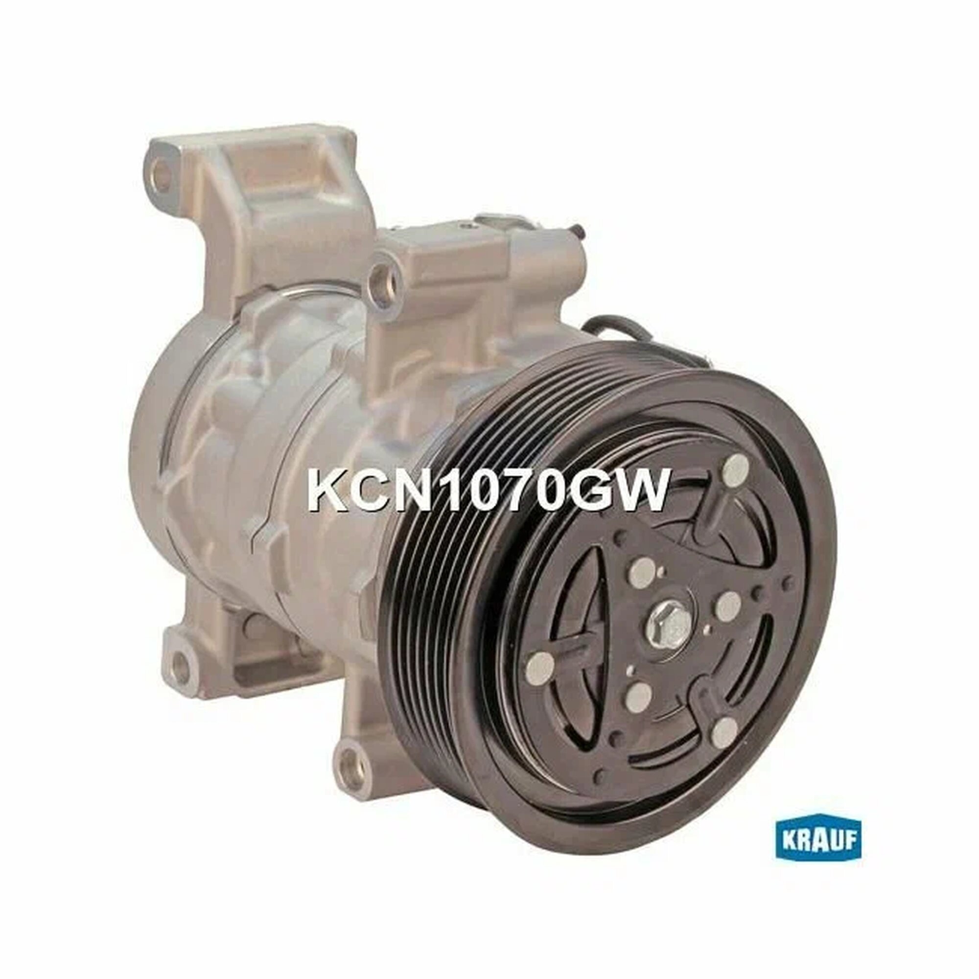 Компрессор кондиционера KRAUF KCN1070GW, для Toyota Hilux, металл, пластик, серый