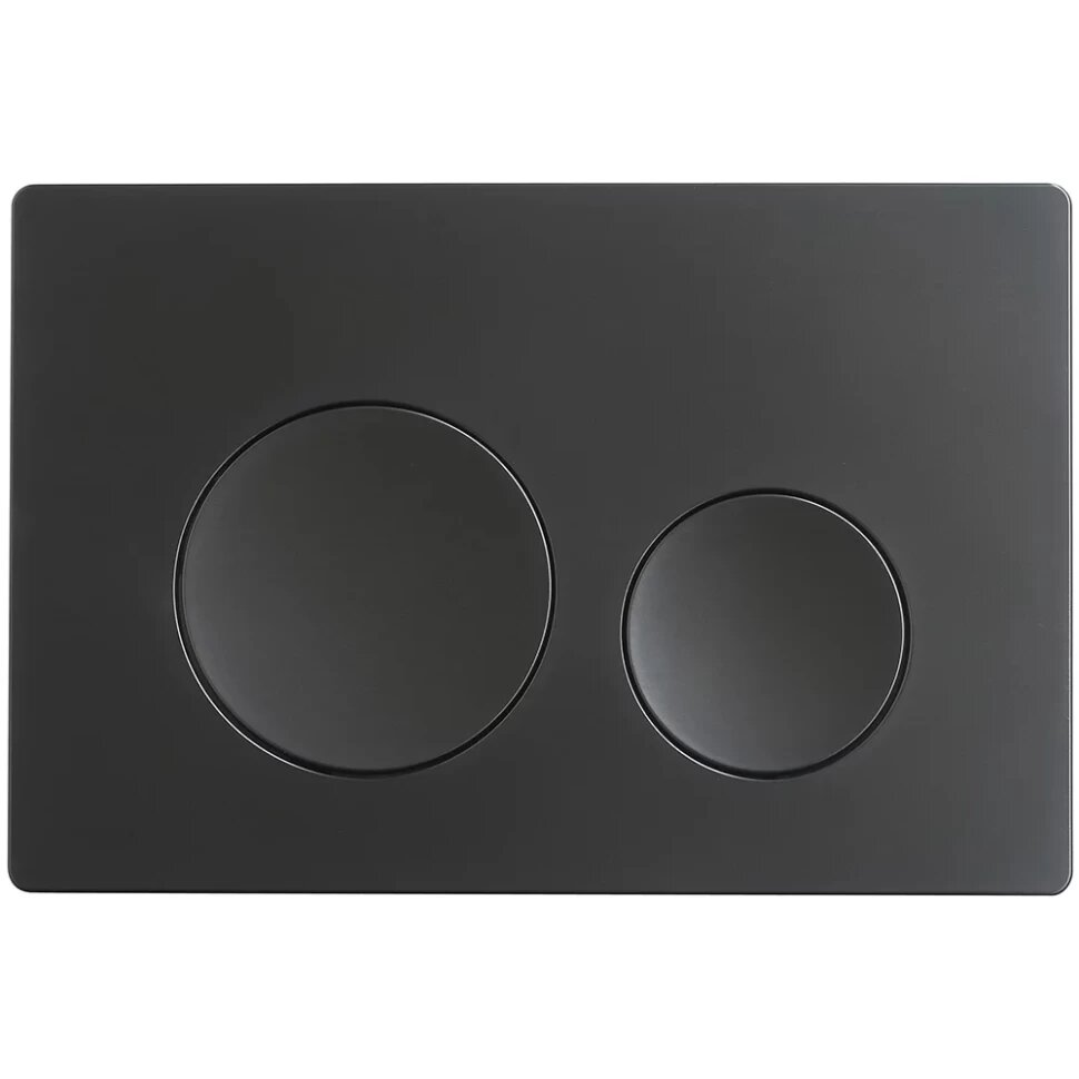 Кнопка смыва Veconi FLUSH V2, чёрный матовый