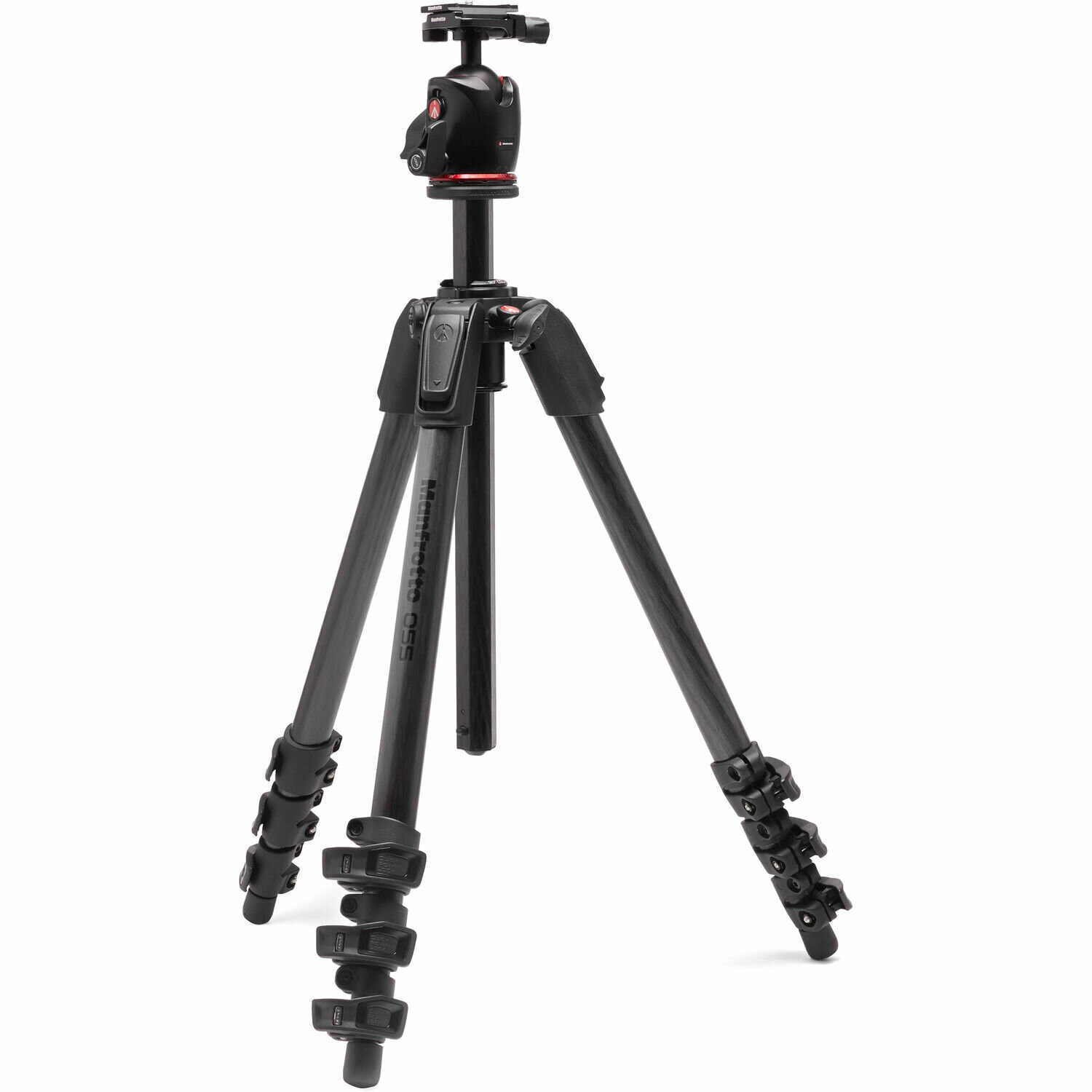 Штатив с головкой Manfrotto MK055CXPRO4-Q6T AS carbon tripod kit