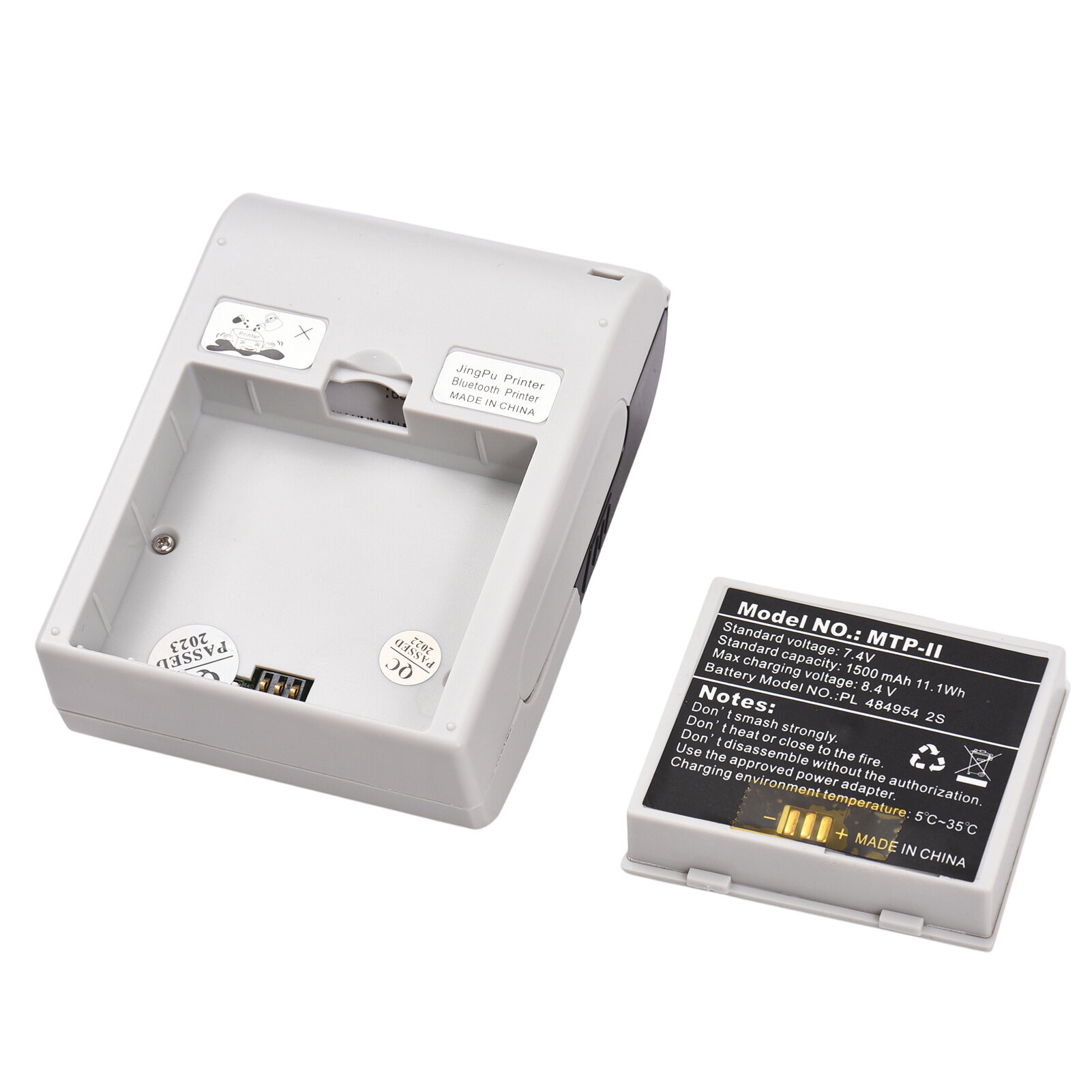 Портативный мини-термопринтер Bisofice, 2-дюймовый беспроводной USB-принтер для печати чеков, счетов и билетов с рулоном бумаги шириной 57 мм, совместимый с iOS, Android, Windows, для ресторанов, розничных магазинов