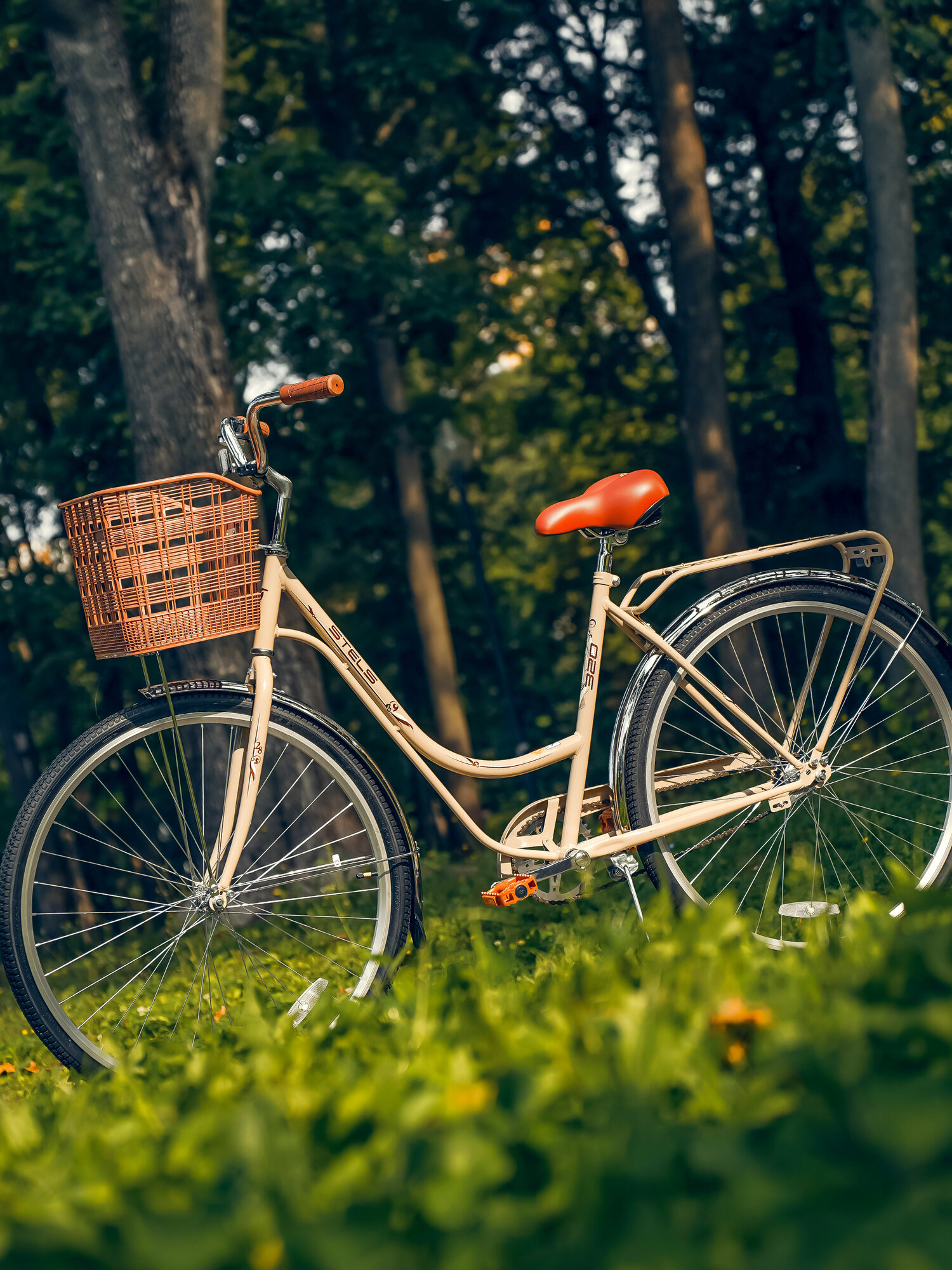 Велосипед STELS Legenda 320 28" светло-бежевый ретро (Navigator 325) Взрослый