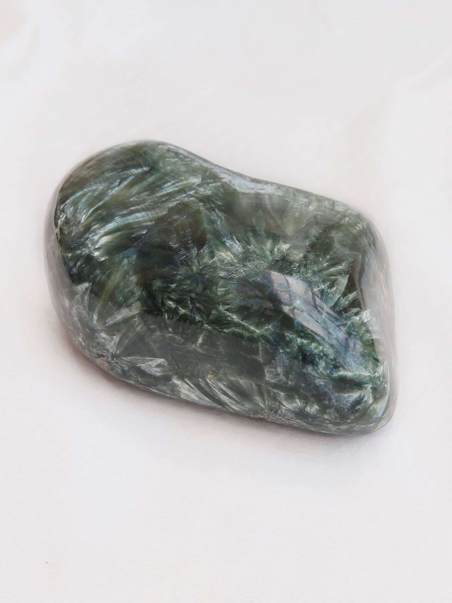 Клинохлор (серафинит) окатыши. Талисман. Амулет. Вес 332 гр