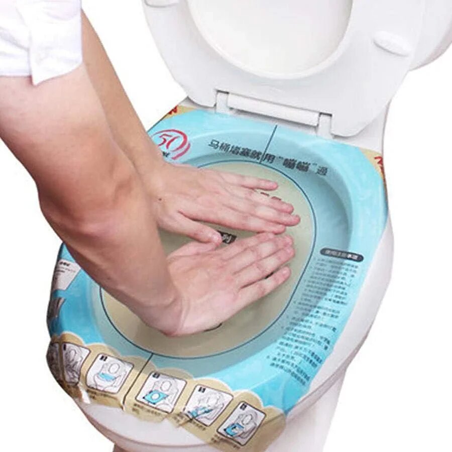 1 шт, 36x45 см, пластиковая одноразовая наклейка для унитаза, плунжерный драга, легкая фиксация, засоренная пленка, безопасный чистый инструмент