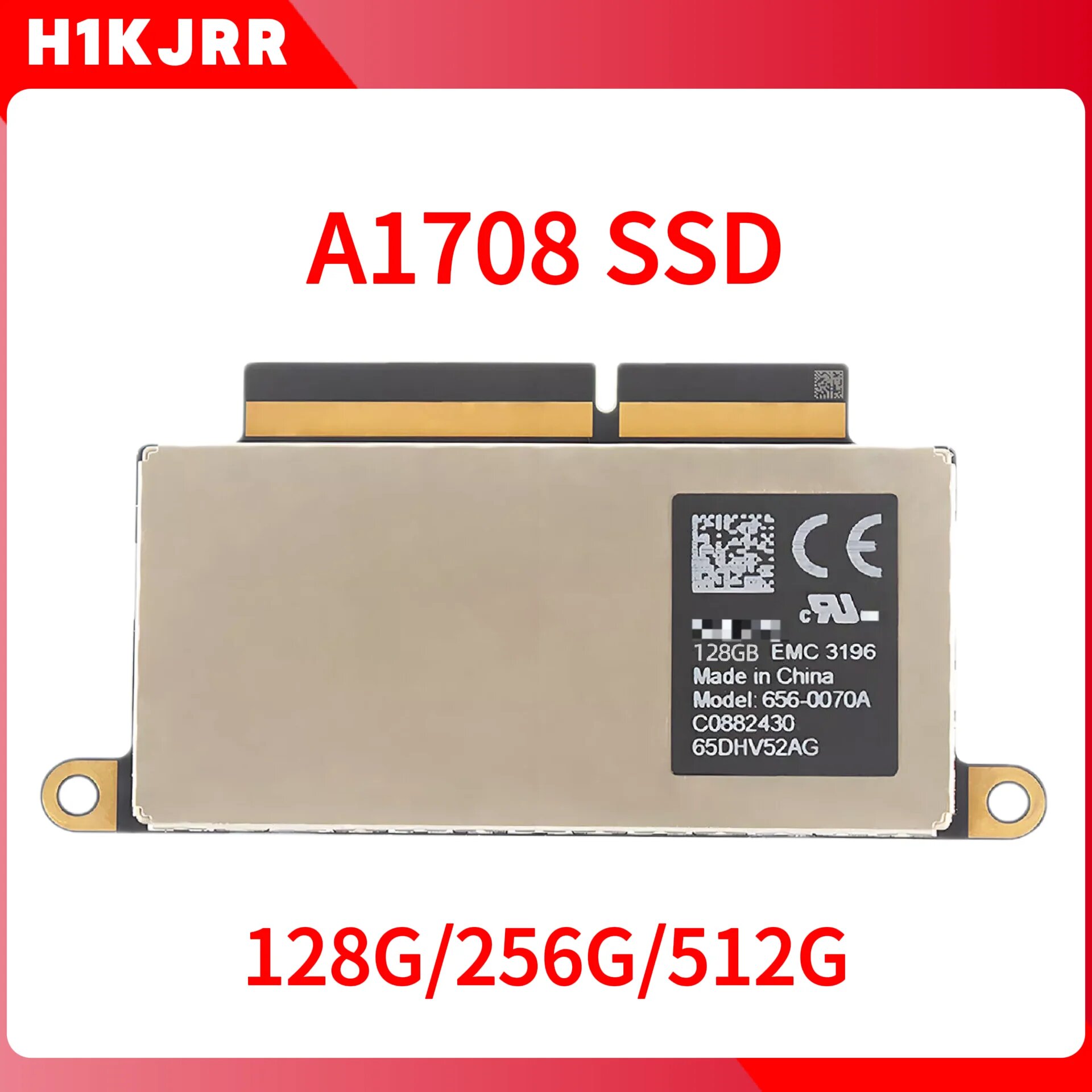 OEM Pull SSD 128 ГБ/256 ГБ/512 ГБ/1 ТБ для MacBook Pro 13 дюймов A1708 (2016-2017) | Retina Дисплей EMC2978 EMC3164 | PCIe SSD Storage Upg