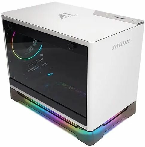 Компьютерный корпус InWin A1 Prime (IW-A1PRIME-WHITE) белый - БП 750 Вт, компактный (SFF), Mini-ITX, USB 3.2 Gen1 Type-A