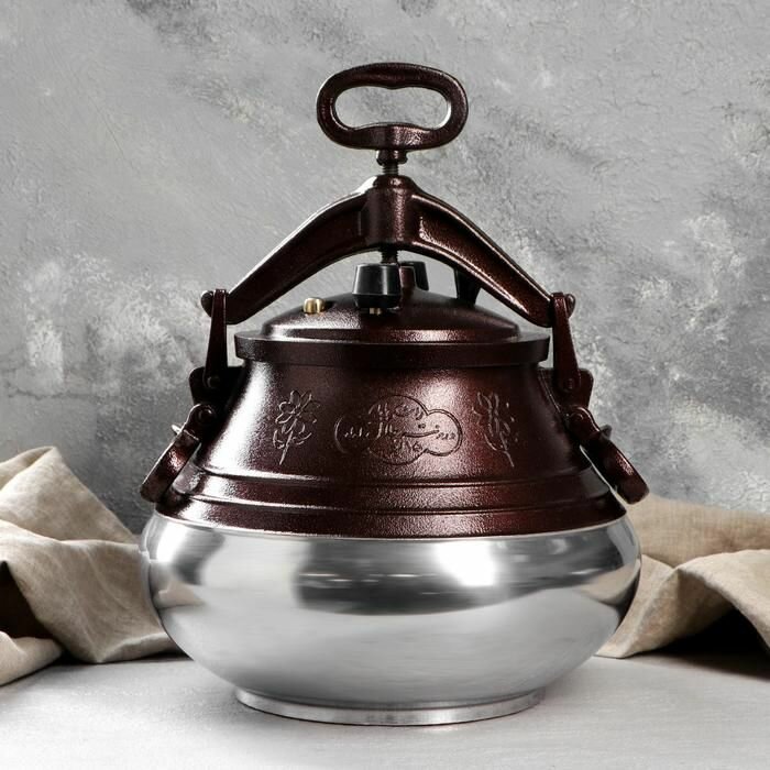 Казан алюминиевый 15л афганский двухцветный