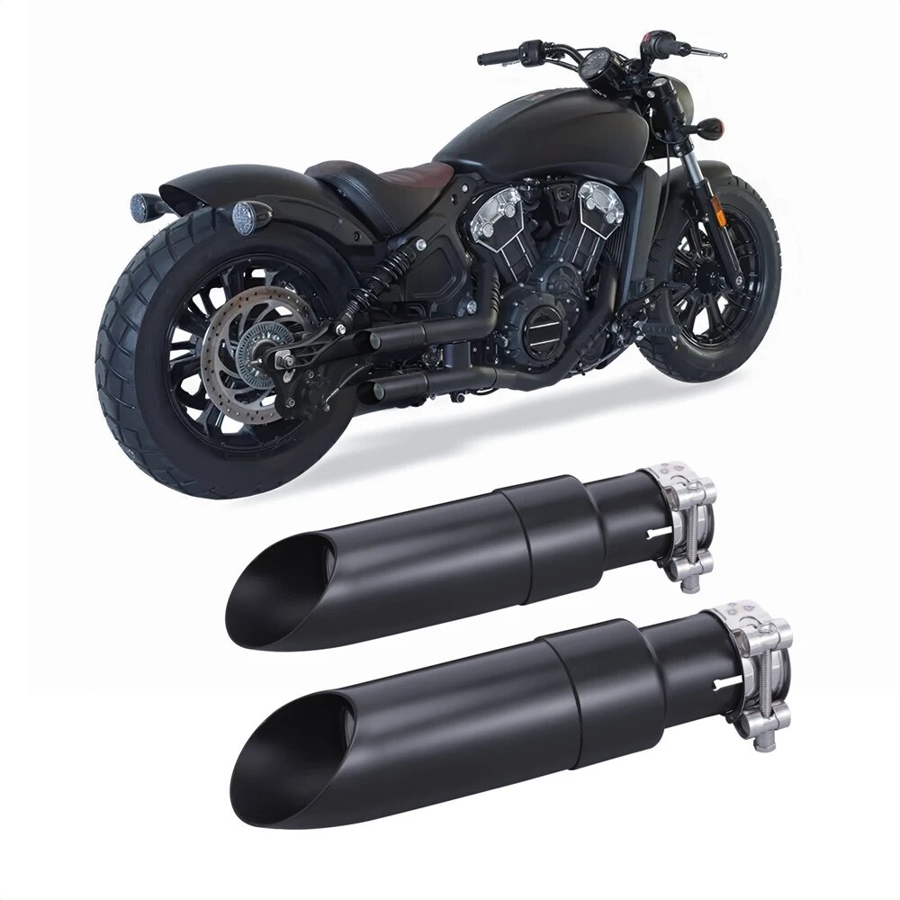 Для Indian Scout Bobber Sixty Rogue Twenty 2015-2023 надеваемая выхлопная система Shorty GP Slip Ons глушители с глушителем DB Killer
