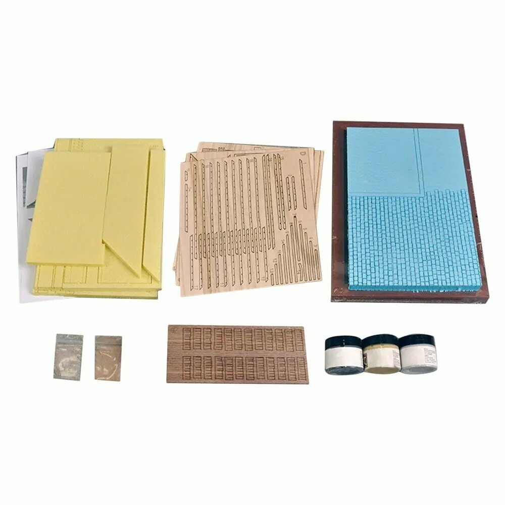 Масштабная модель европейского дома 1:35, руины, ручная работа, для архитектурных макетов, DIY